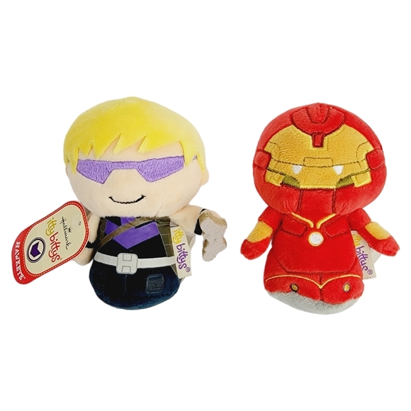 Hallmark | Toys | Hallmark Itty Bittys Marvel Avengers Hawkeye Ironman ...